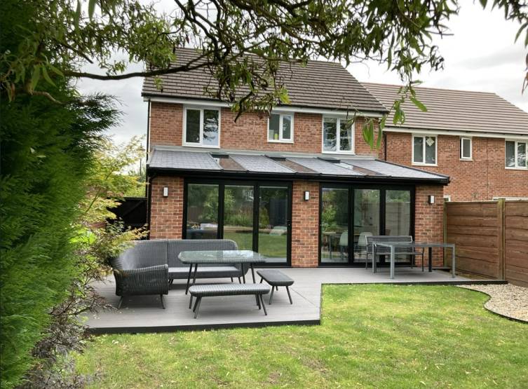Extensions | Aluminium and Glass Solid Roof Extensions